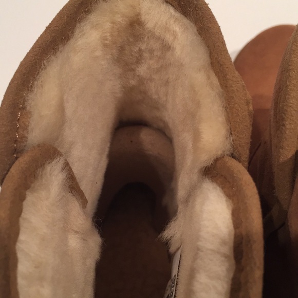 UGG | Shoes | Ugg Kara Chestnut Mini Suede Boots | Poshmark